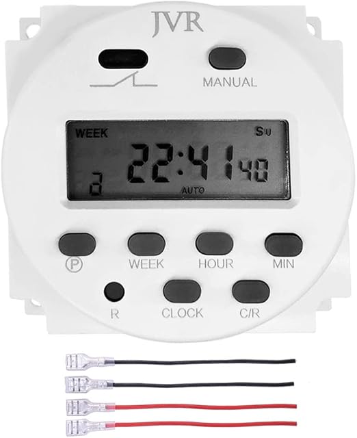 12V Timer Switch - Programmable, DC/AC/Solar Battery Powered | 12 Volt ...