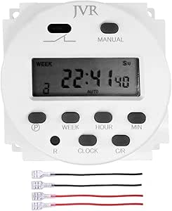 12V Timer Switch - Programmable, DC/AC/Solar Battery Powered | 12 Volt ...