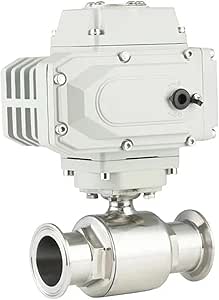 Amazon.com: 19mm Electric Quick Install Ball Valve Stainless Steel Tri ...
