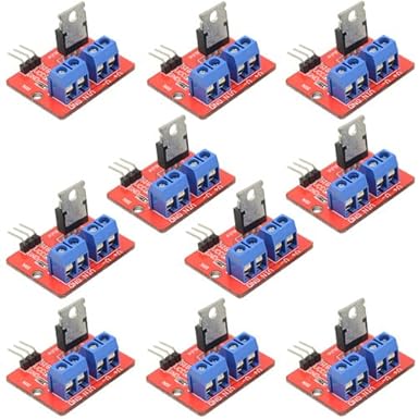 WMYCONGCONG 10 PCS IRF520 MOSFET Driver Module MOSFET Button Driver ...