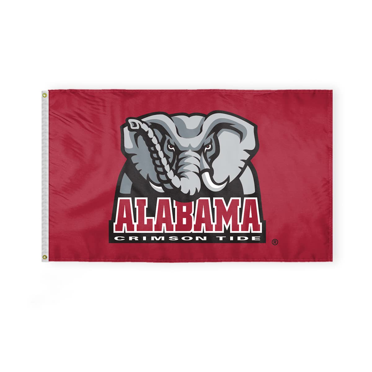 Amazon.com: AGAS Alabama University Elephant Logo Crimson Tide Flags ...