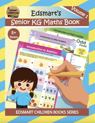 Buy Senior KG Maths book - Kids Maths Activity book 5+ Years CBSE / UKG ...
