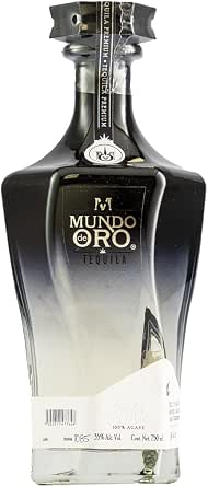 Tequila Artesanal Mundo de Oro Añejo Cristalino 750 ml : Amazon.com.mx ...