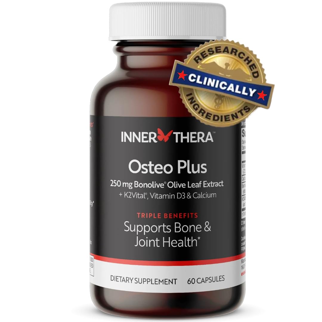 Amazon.com: INNERTHERA Osteo Plus Bone Supplement, 300 mg Calcium and ...