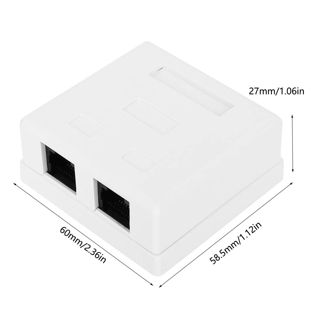 Buy RJ45 Connector, RJ45-8P8C Cat 6 Dual Port Networks Connector ...