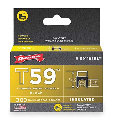Amazon.com : Insulated Staple, 5/16x1/4 L, PK300 : Electrical Cable ...