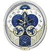 Amazon.com: Seiko RE582G Wall Clock, Karakuri Clock, Radio, Light Gold ...