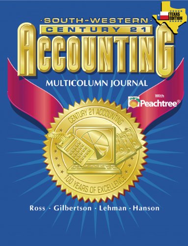 Amazon.com: Century 21 Accounting for Texas Multicolumn Journal ...
