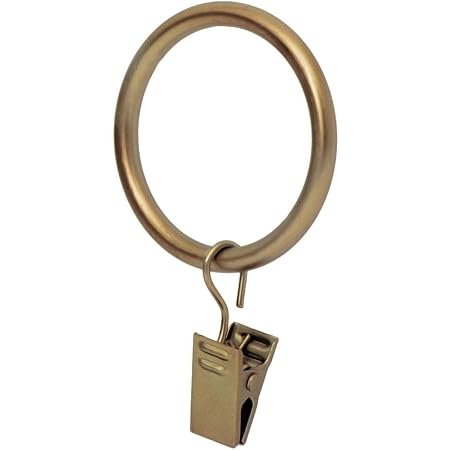 Amazon.com: Ivilon Drapery Curtain Clip Rings - Clips Ring for Curtain ...