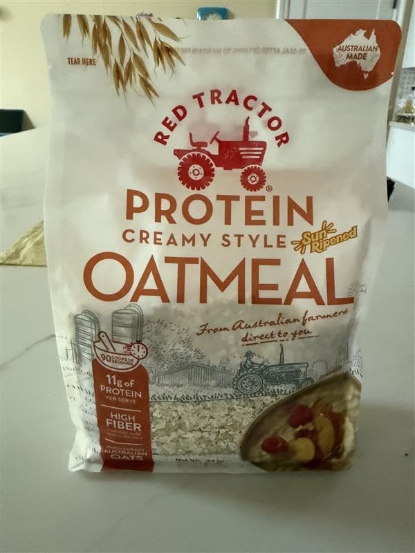 Amazon.com: Red Tractor Protein Oatmeal, Creamy Style, 11g Protein per ...