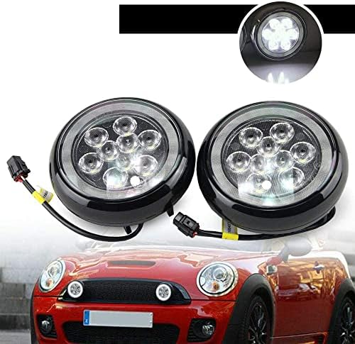 Mini Cooper Rally Light Kit Rally Lights Black Shell Halo Ring Minin ...