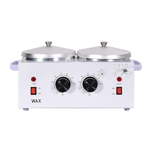 Amazon.com: WAOYPGZ Waxing Kit Portable Wax Warmer Machine (double pots ...