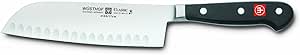 Amazon.com: Wusthof 4183 Wusthof Classic Hollow Edge Santoku Knife 7, 7 ...
