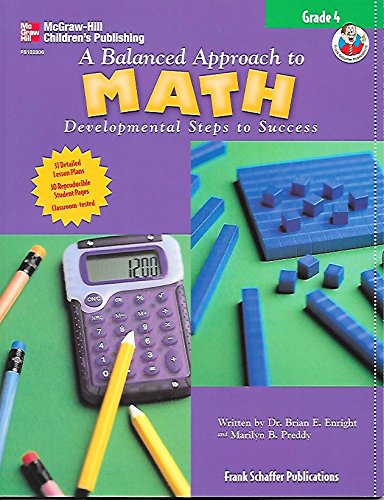 A Balanced Approach to Math: Developmental Steps to Success: Grade 4 ...