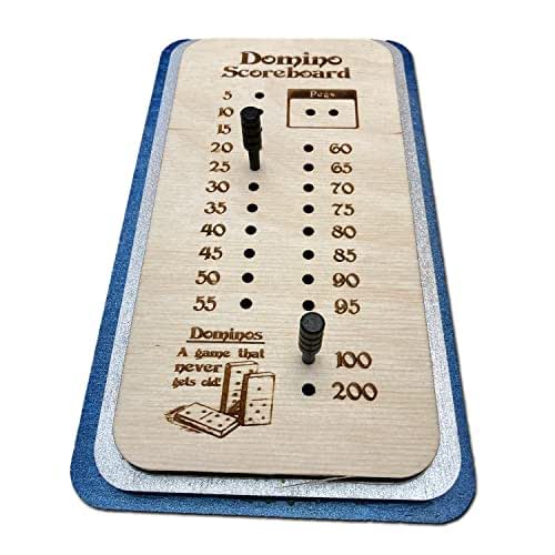 Amazon.com: Domino Scorecard - Our Wooden Scorecard designed to help ...
