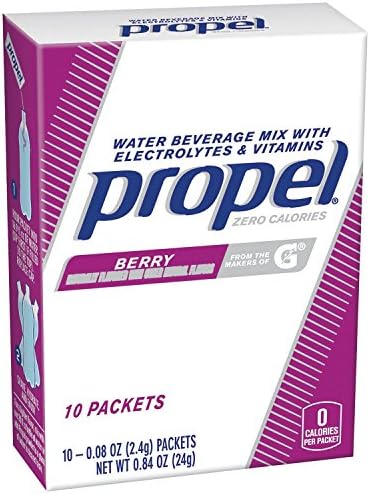 Amazon.com : Gatorade Propel Powder Sticks Berry, 10-Count (Pack of 6 ...