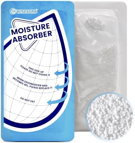 Amazon.com - Wisesorb 25 Gram 10 Packs Moisture Absorbers, Dehumidifier ...