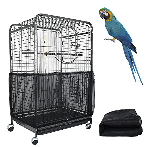 ASOCEA Cage à oiseaux extra large universelle en maille de nylon pour ...