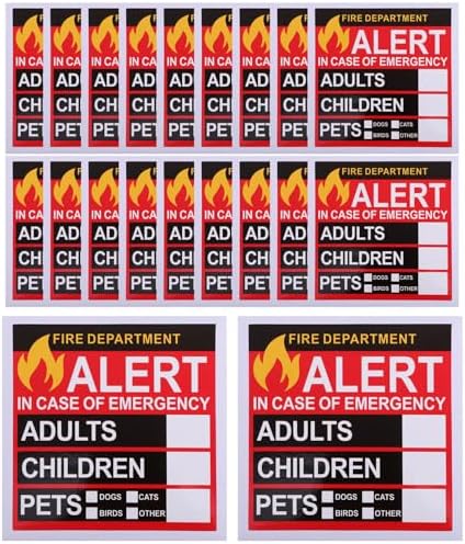 Amazon.com: Emergency Alert People and Pet Finder Sticker/Decal ...