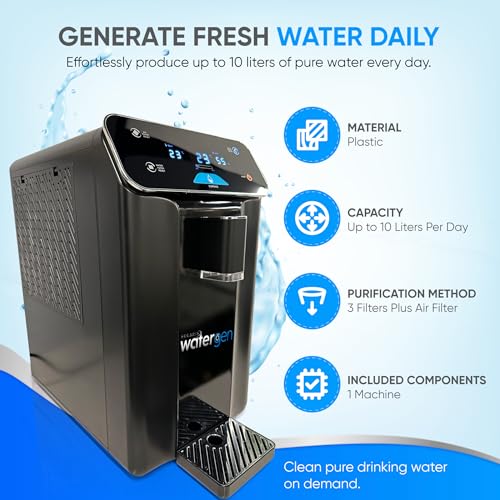 Desktop Solaris WaterGen Atmospheric Water Generator, Makes Water from ...