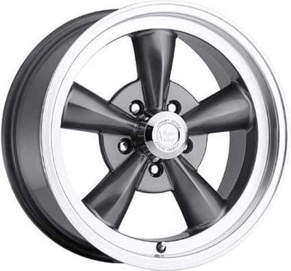 Amazon.com: Vision Legend 5 - 141 Gun Metal Wheel with Machined Lip ...