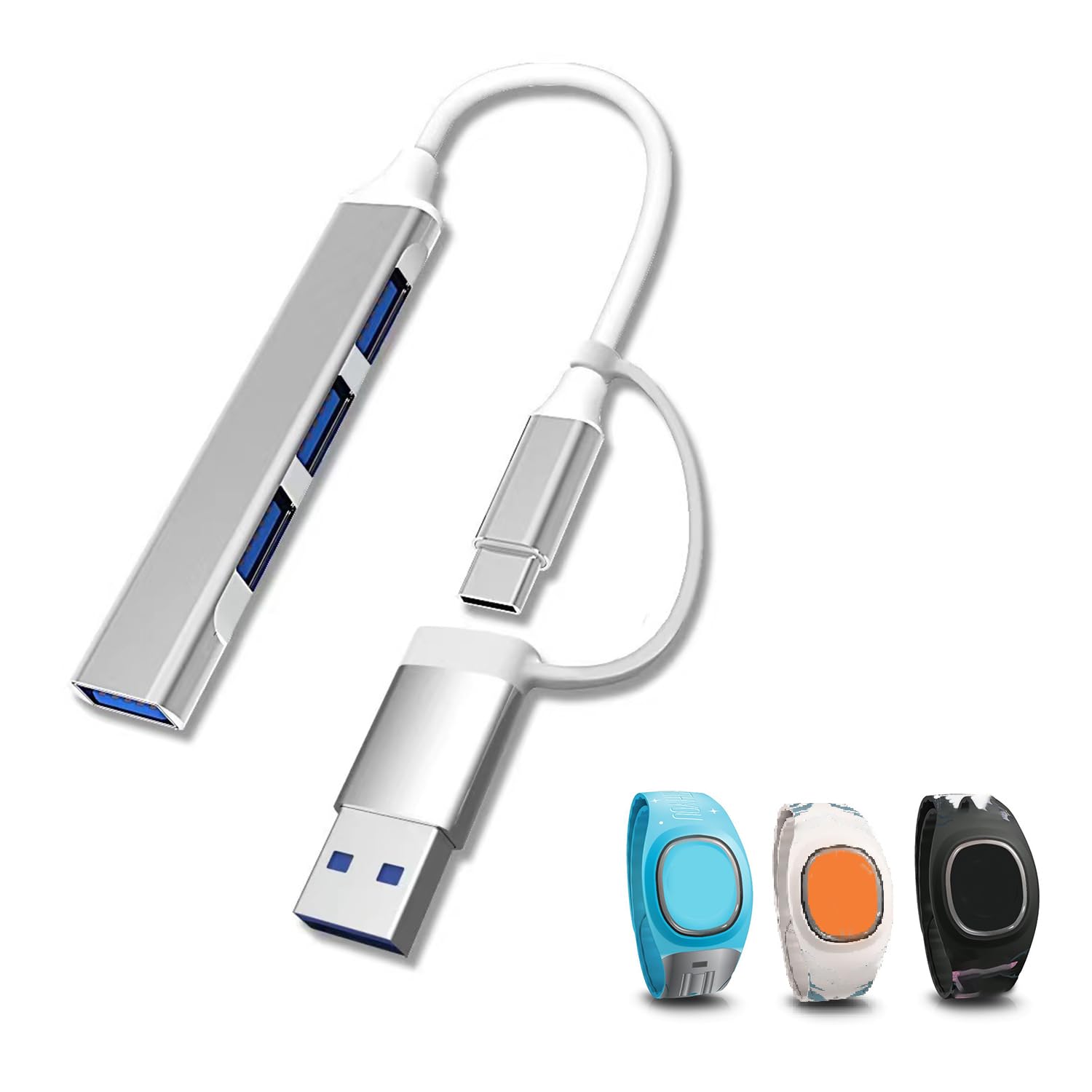Amazon.com: MultiCharger for MagicBand+ Magic Band USB C Hub with USB A ...