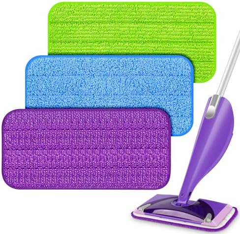 Amazon.com: 3 Pack Reusable Mop Pads for Swiffer WetJet, Wet Pads ...