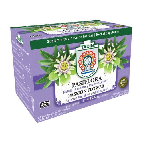 Amazon.com : Tadin Tea, Pasiflora (Passion Flower) Tea, 24 Count Tea ...