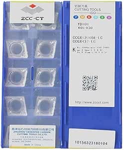 ZCC CT 100% Original CCGX CCGX120408 LC CCGX120408-LC YD101 Carbide Turning Inserts - Amazon.com