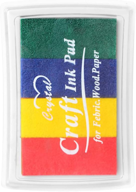 Amazon.com: COKABY 4 Colors Craft Ink Pad Washable Stamp Ink Pads Non ...