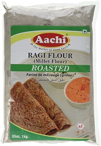 Amazon.com : Aachi, Ragi Flour (Millet Flour), 2 Pound(LB) : Grocery ...