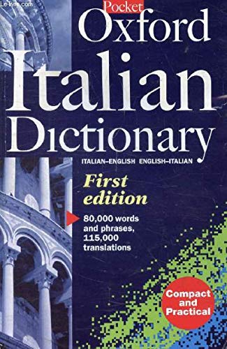 Amazon.com: The Pocket Oxford Italian Dictionary: 9780198602828: Lexus ...