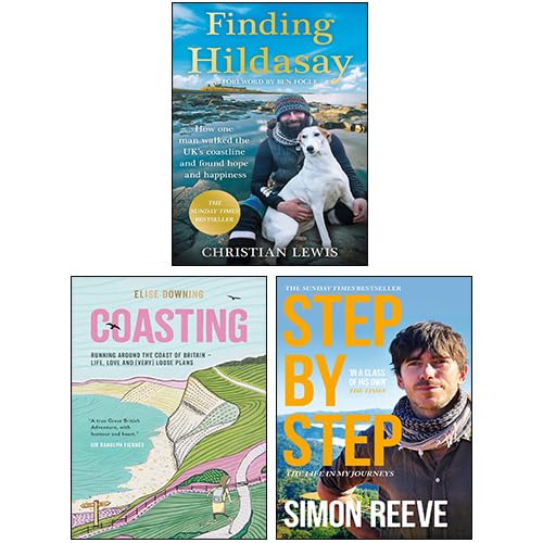 Finding Hildasay [Hardcover], Coasting & Step By Step 3 Books Collection Set: Christian Lewis ...