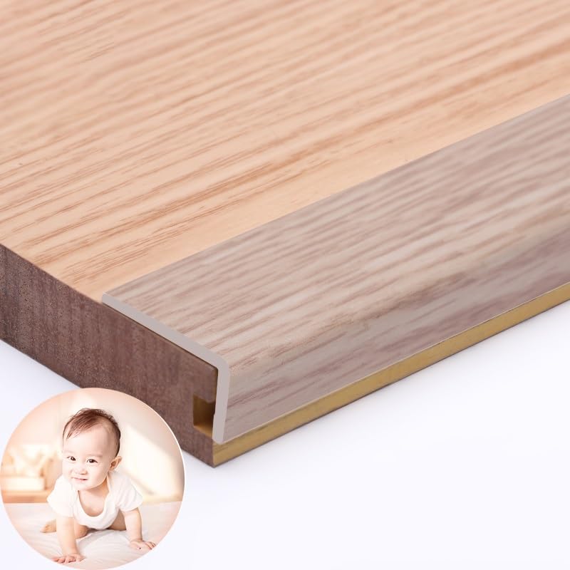 Stair Nosing Edge Trim L Molding, Wood Grain Floor Transition Strip ...