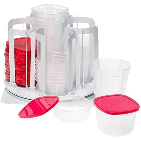 Amazon.com: Smart Spin N Store 49 Piece Food Storage Set: Home & Kitchen