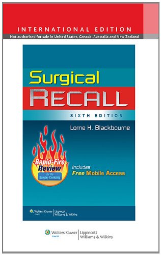 Surgical Recall. Editor, Lorne H. Blackbourne: Lorne H. Blackbourne ...