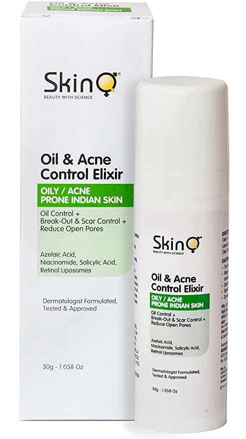 Amazon.com: Oil & Acne Control Elixir 30ml with Niacinamide, Salicyclic ...