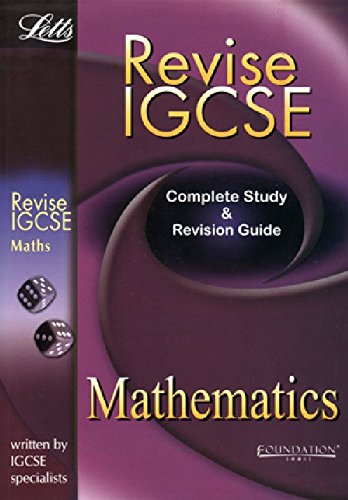 Revise IGCSE Mathematics: Foundation Books: 9788175965553: Amazon.com ...