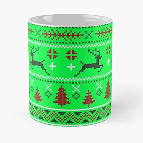 Ugly Christmas Sweater Classic Xmax Gift Party - Mug The Funny Coffee ...