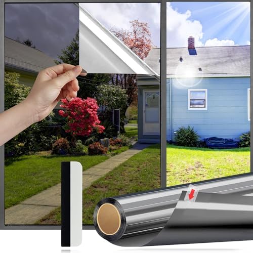 HONLONE One Way Window Film, Reflective Window Film Mirror, Anti Sun ...