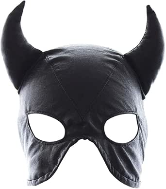 Amazon.com: TPQYMX Leather Breathable Bull Face Mask Adjustable ...