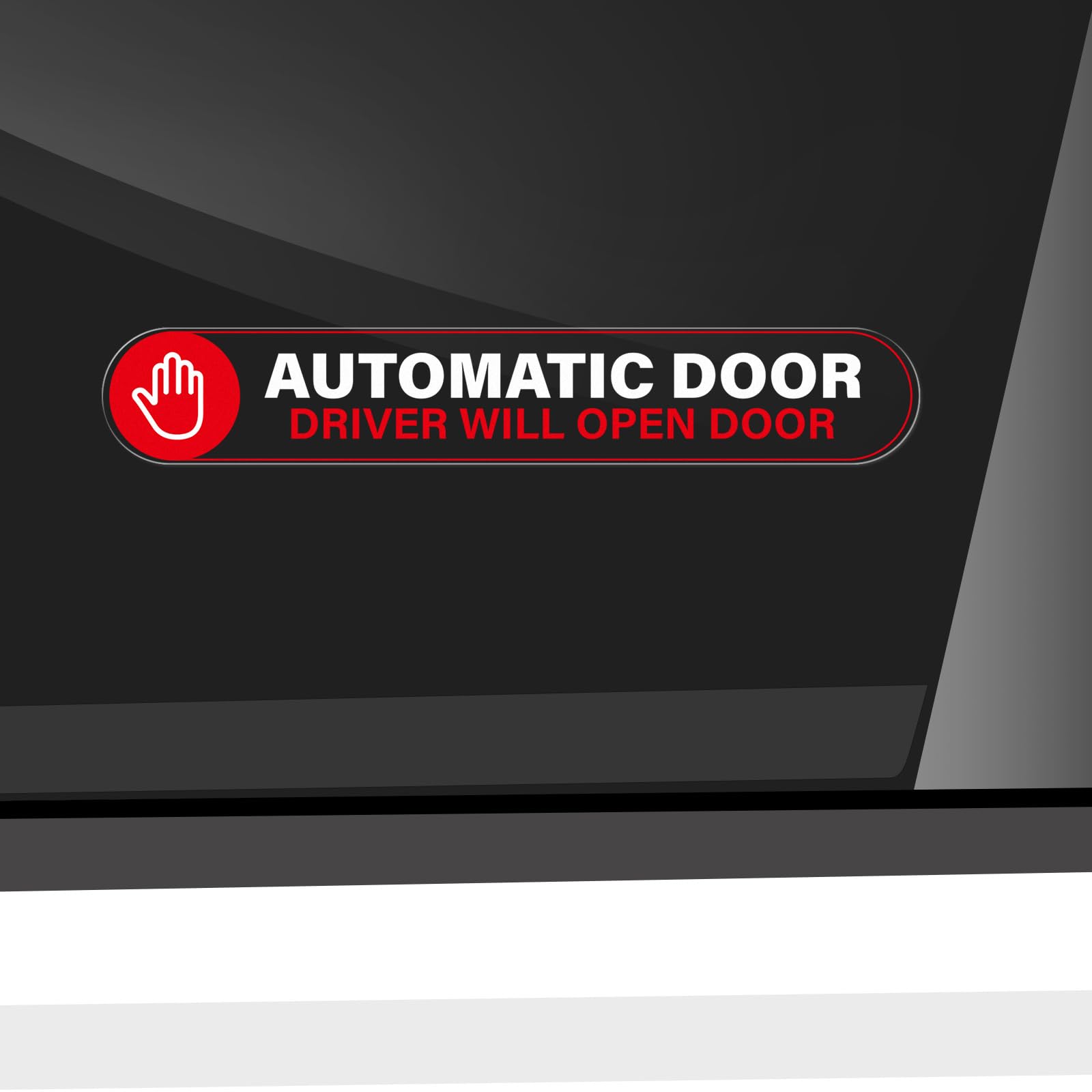 Snapklik.com : Automatic Door Car Sticker 6 1 Inches Vinyl Driver Will ...