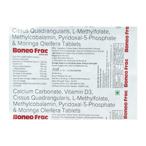 Boneo Frac - Strip of 10 Tablets : Amazon.in: Health & Personal Care