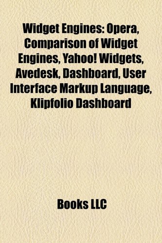 Widget Engines: Opera, Comparison of Widget Engines, Yahoo! Widgets ...