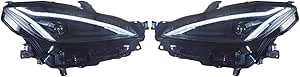 Amazon.com: LED Headlamp Headlight Front Lamp With Dynamic ，Compatible ...