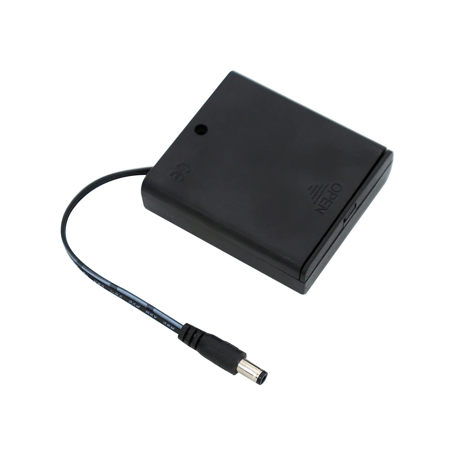 Electronic spices 1 PCS 4x1.5V 6V Battery Holder Case Box Wired On/Off ...