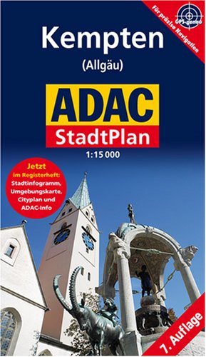Amazon.co.jp: ADAC Stadtplan Kempten (Allgaeu) 1 : 15 000 : 本