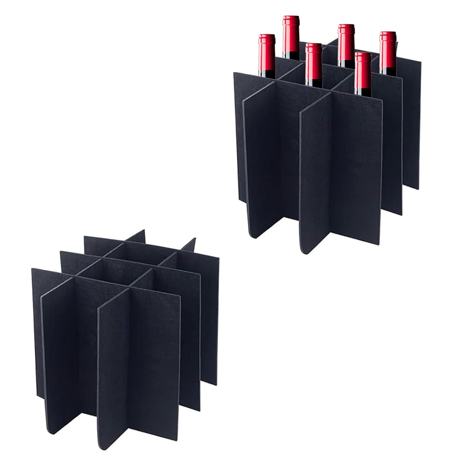 Snapklik.com : 2 Sets Glass Divider Kits For Moving Boxes, Felt ...