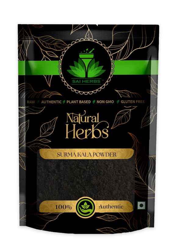 Buy SAI HERBS Surma Kala Extract Powder -Pure & Natural (250 Grams ...