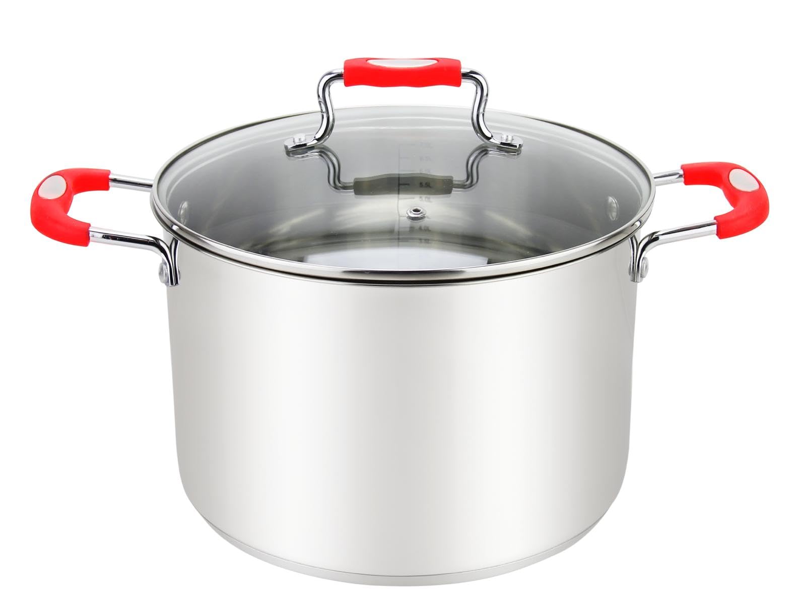 Snapklik.com : Stock Pot, Large Stainless Steel 17 Quart StockPot ...